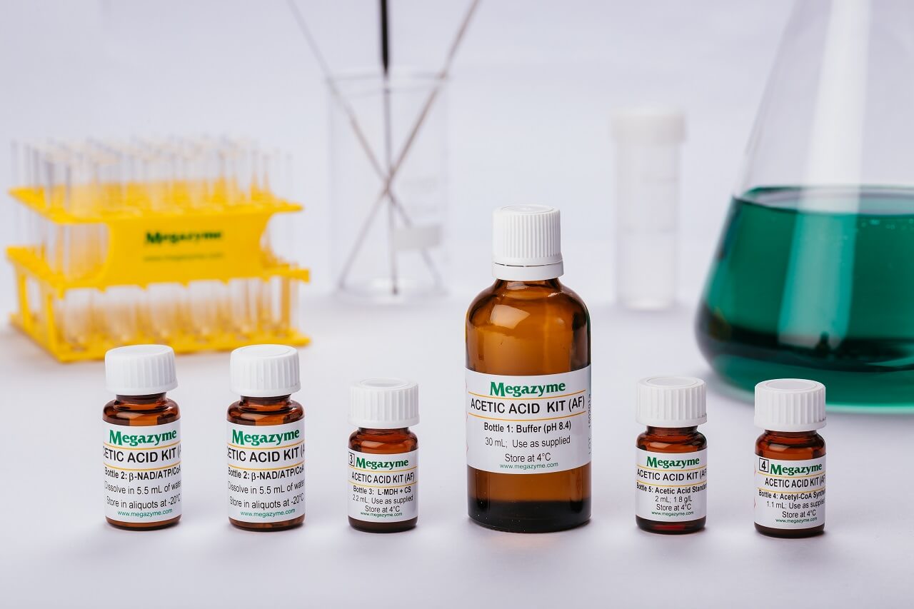 Acetic Acid Assay Kit ACS Analyser Format - buy test kit | Megazyme