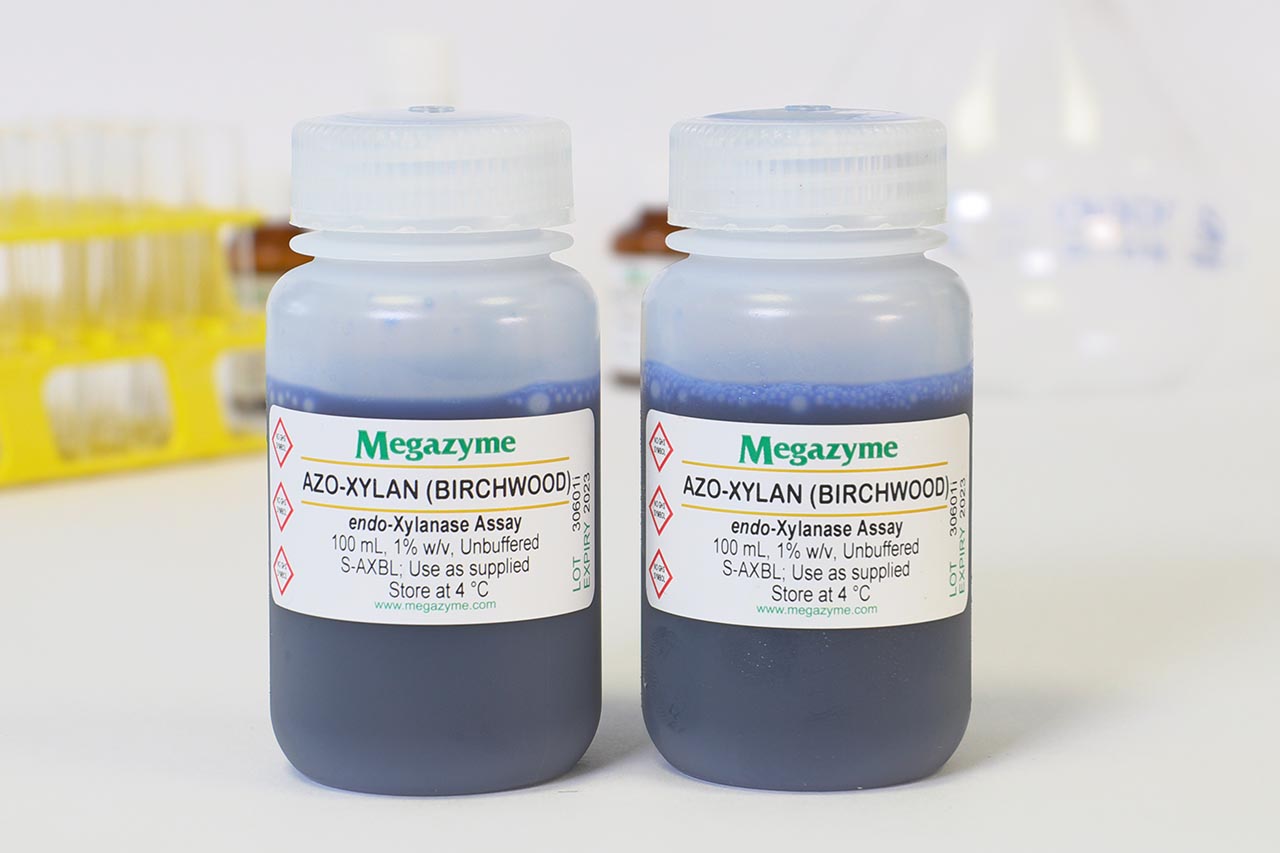 Azo Xylan Birchwood Liquid -Soluble Chromogenic Substrates | Megazyme