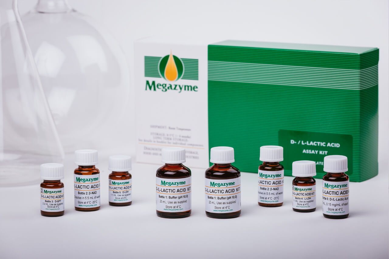 D-L-Lactic Acid Assay Kit - Buy for measurement and analysis | Megazyme